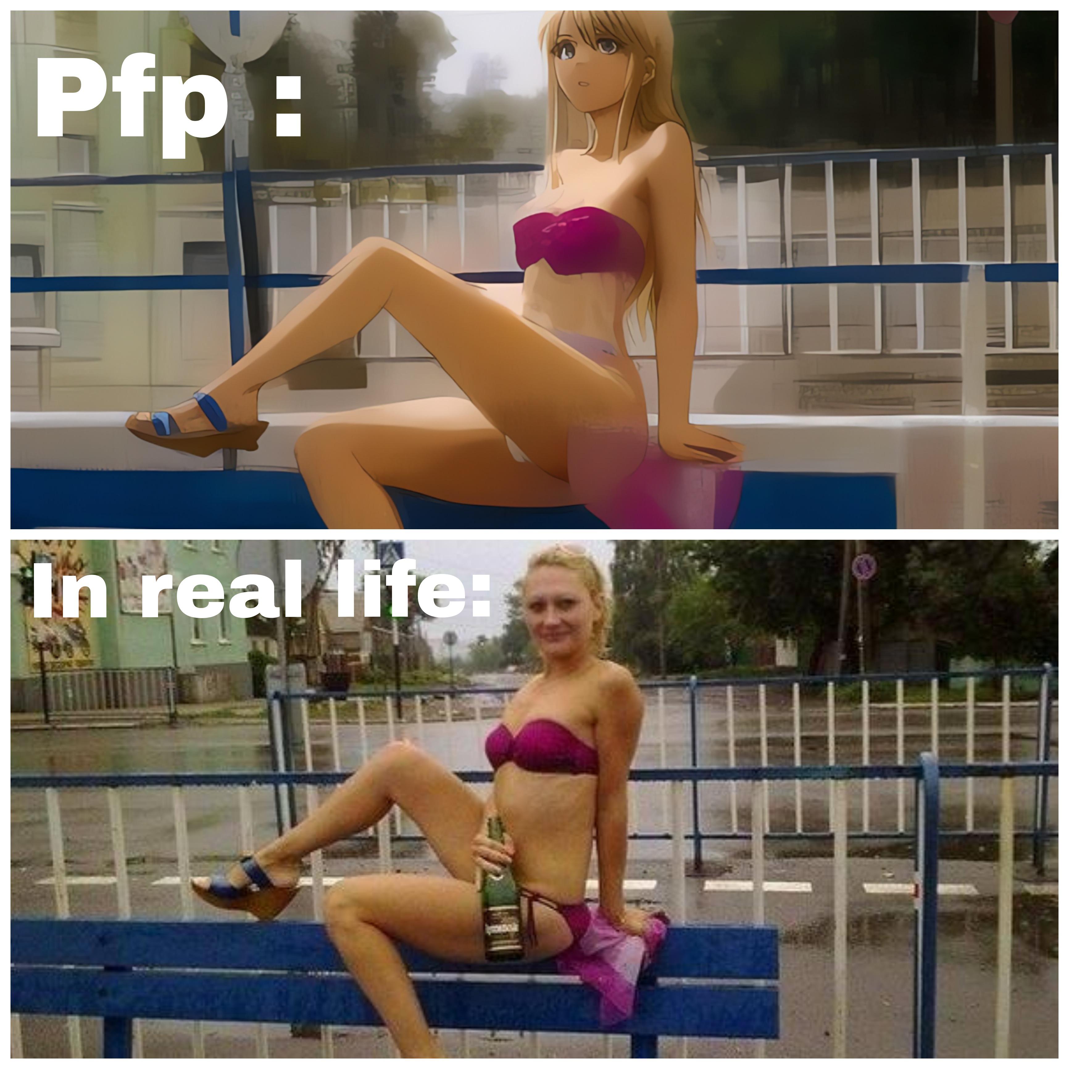 Pfp vs Irl | Scrolller