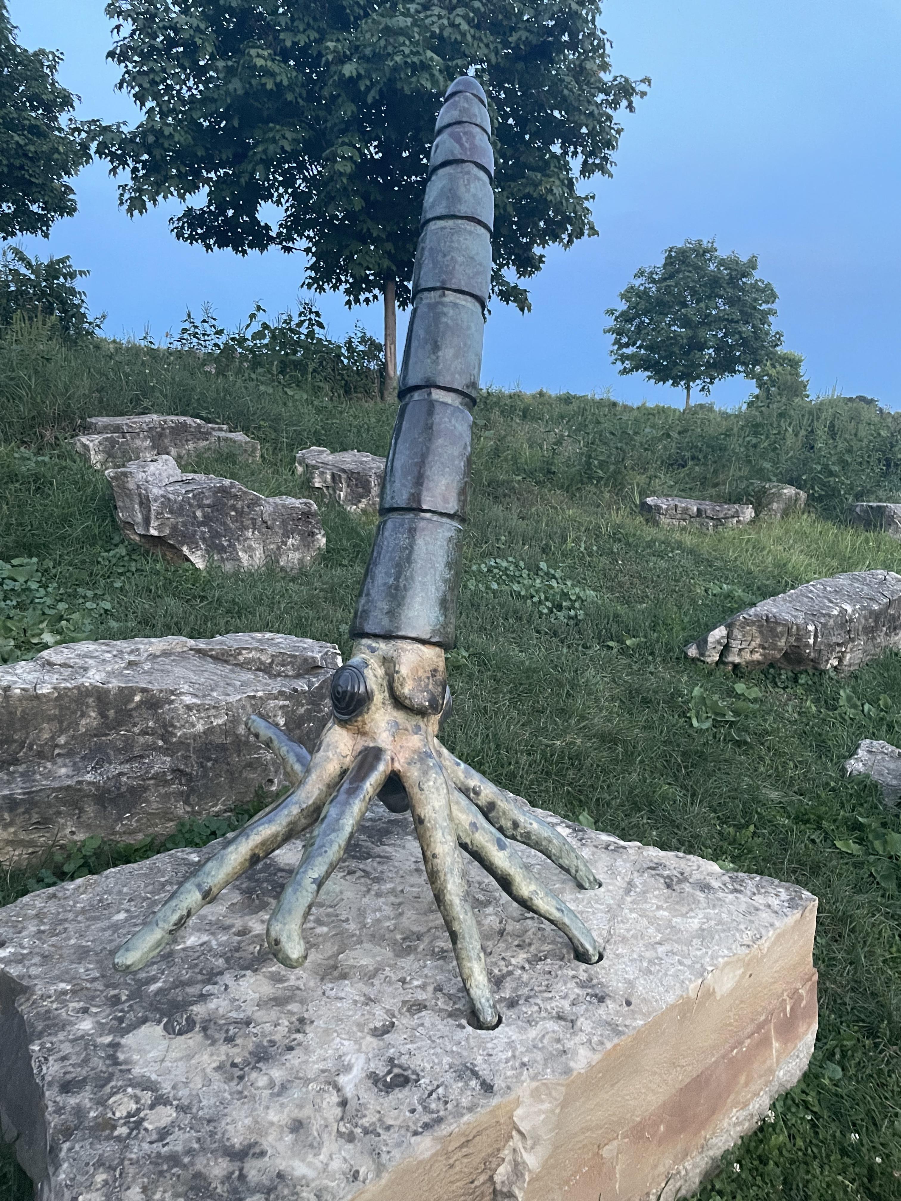 This statue of a squid | Scrolller