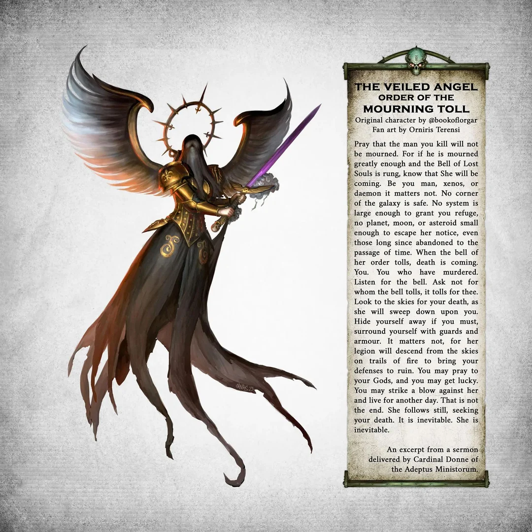 THE VEILED ANGEL by Orniris Terensi | Scrolller