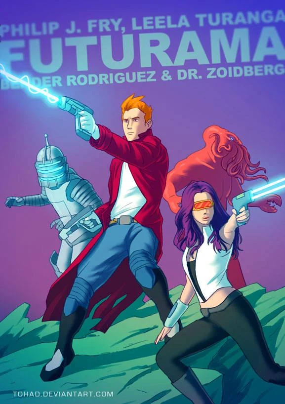 Futurama BADASS By Sylvain Sarrailh (Tohad) | Scrolller