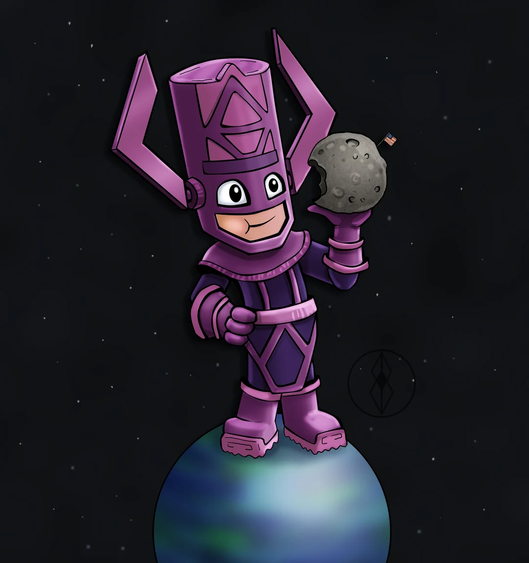 Here's a little Galactus I made. | Scrolller