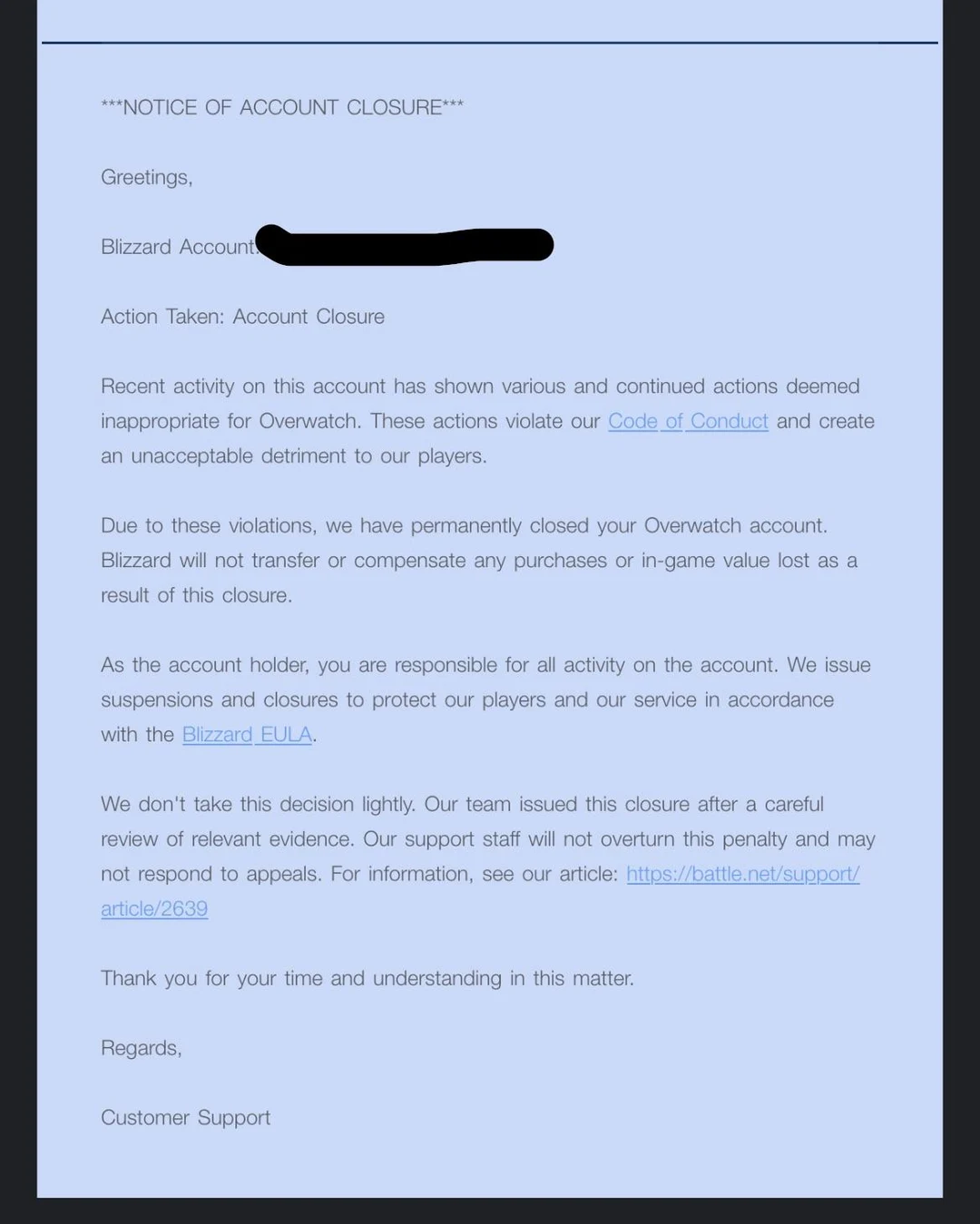 Account banned without any warning | Scrolller