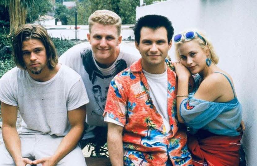 Brad Pitt, Michael Rapaport, Christian Slater, Patricia Arquette 1993 ...