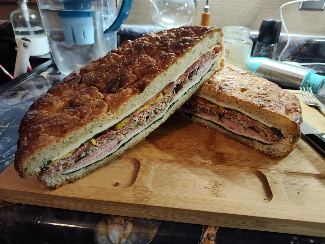 I wanted a giant Italian sandwich.... Now I have a giant Italian sandwich | Scrolller