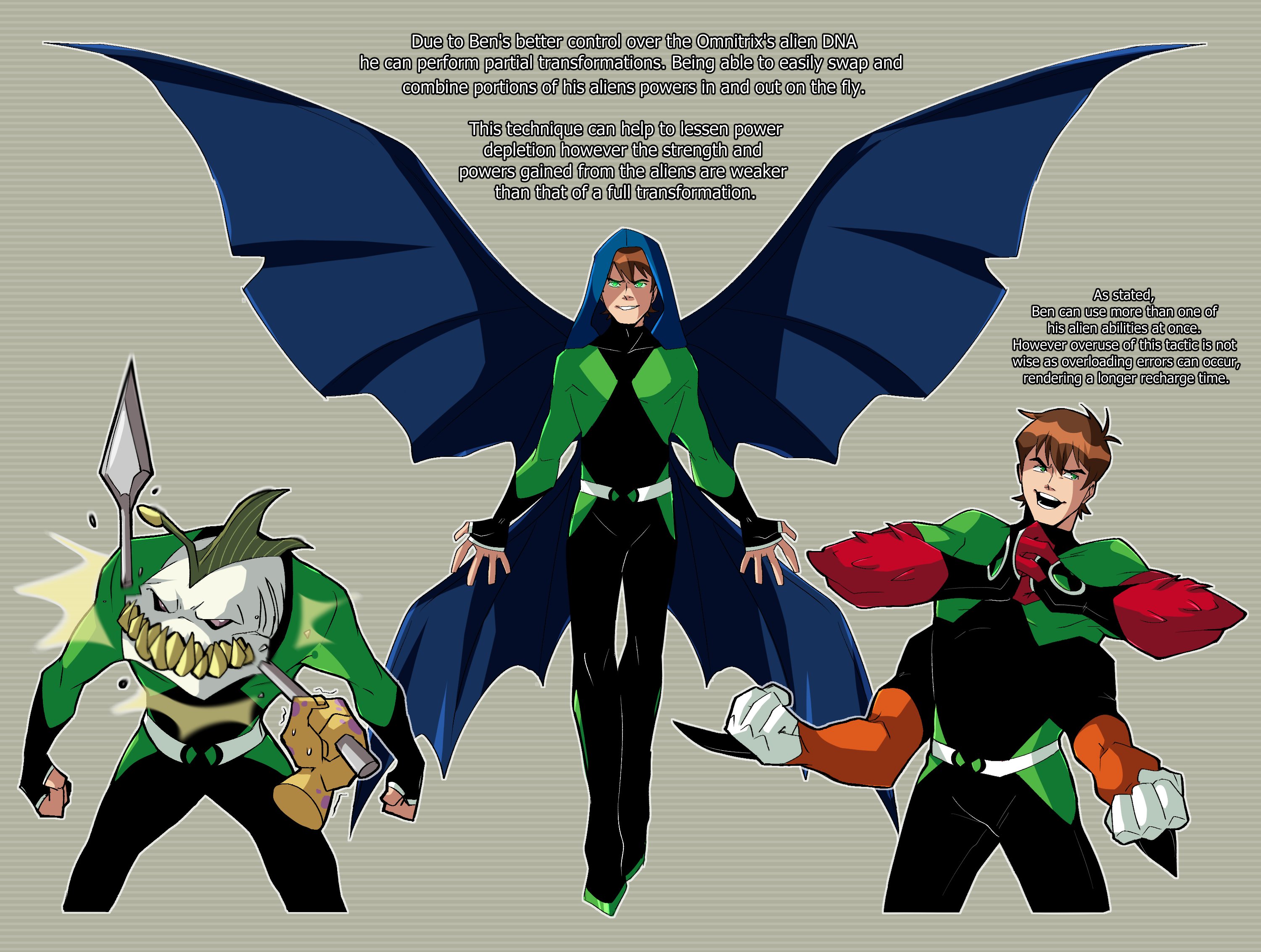 What If Ben & The Omnitrix Became Fused As One In An Alternate Universe? (@Hiffuu_ - Twitter ...