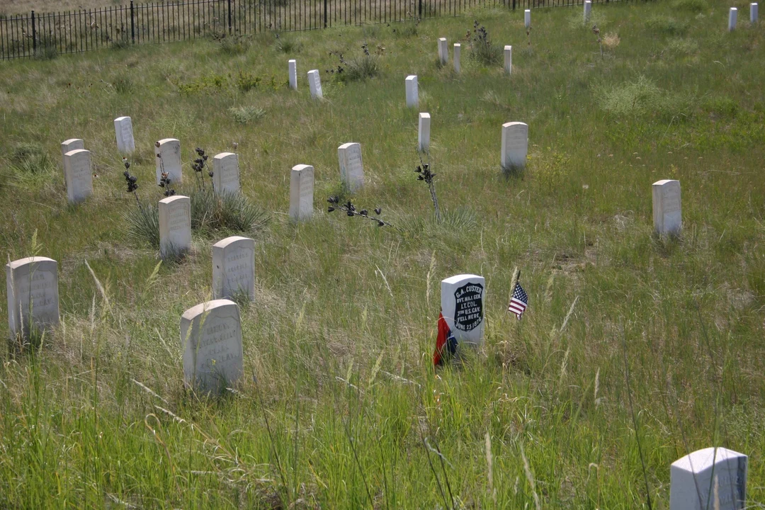 Little Bighorn and Custer's memorial. | Scrolller