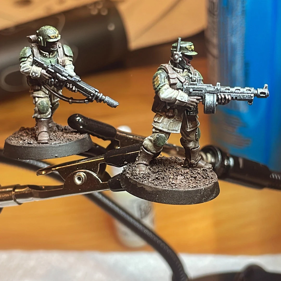 Here is two of the twelve guardsmen I painted in the past two weeks | Scrolller