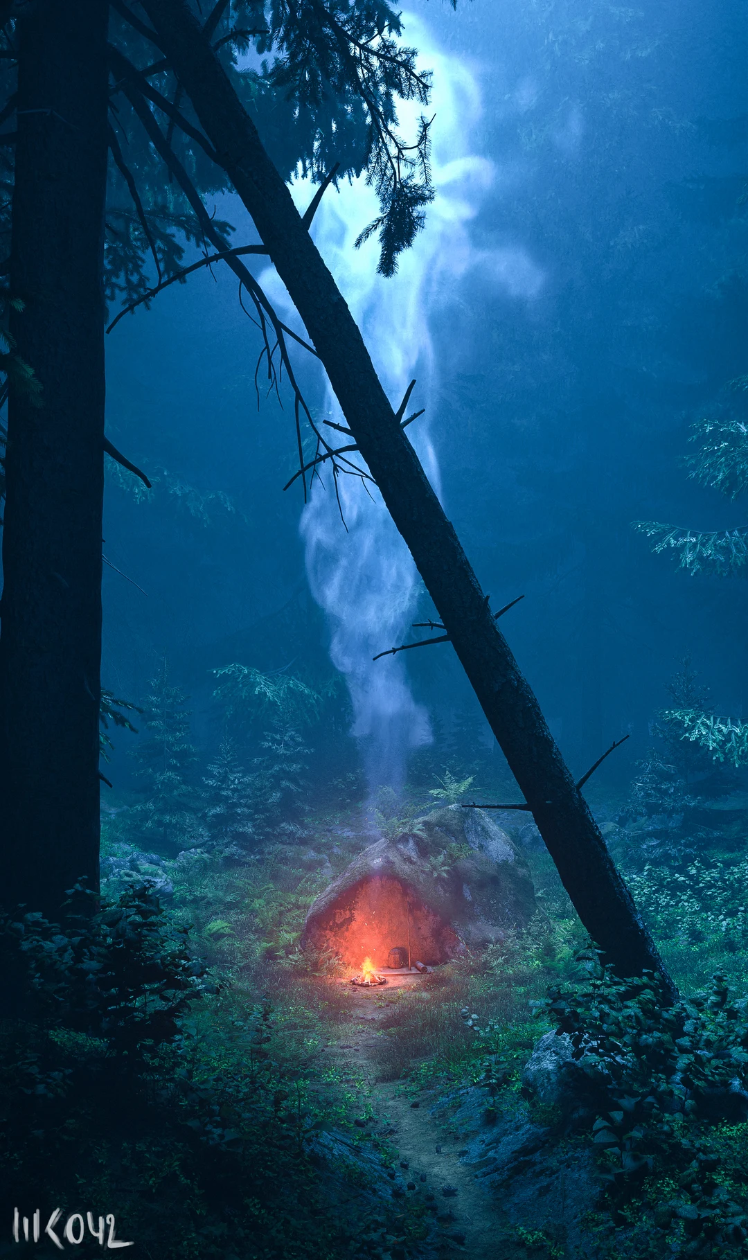 The Ranger's Camp [OC, 2023, Render] | Scrolller