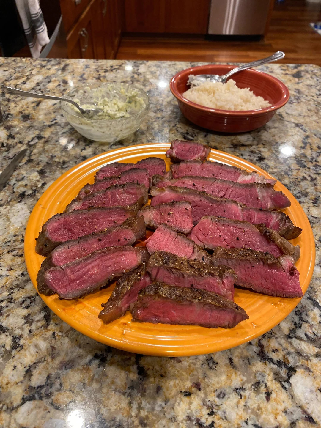 Got a grass fed NY strip and a grain fed ribeye to compare. I honestly love them both | Scrolller