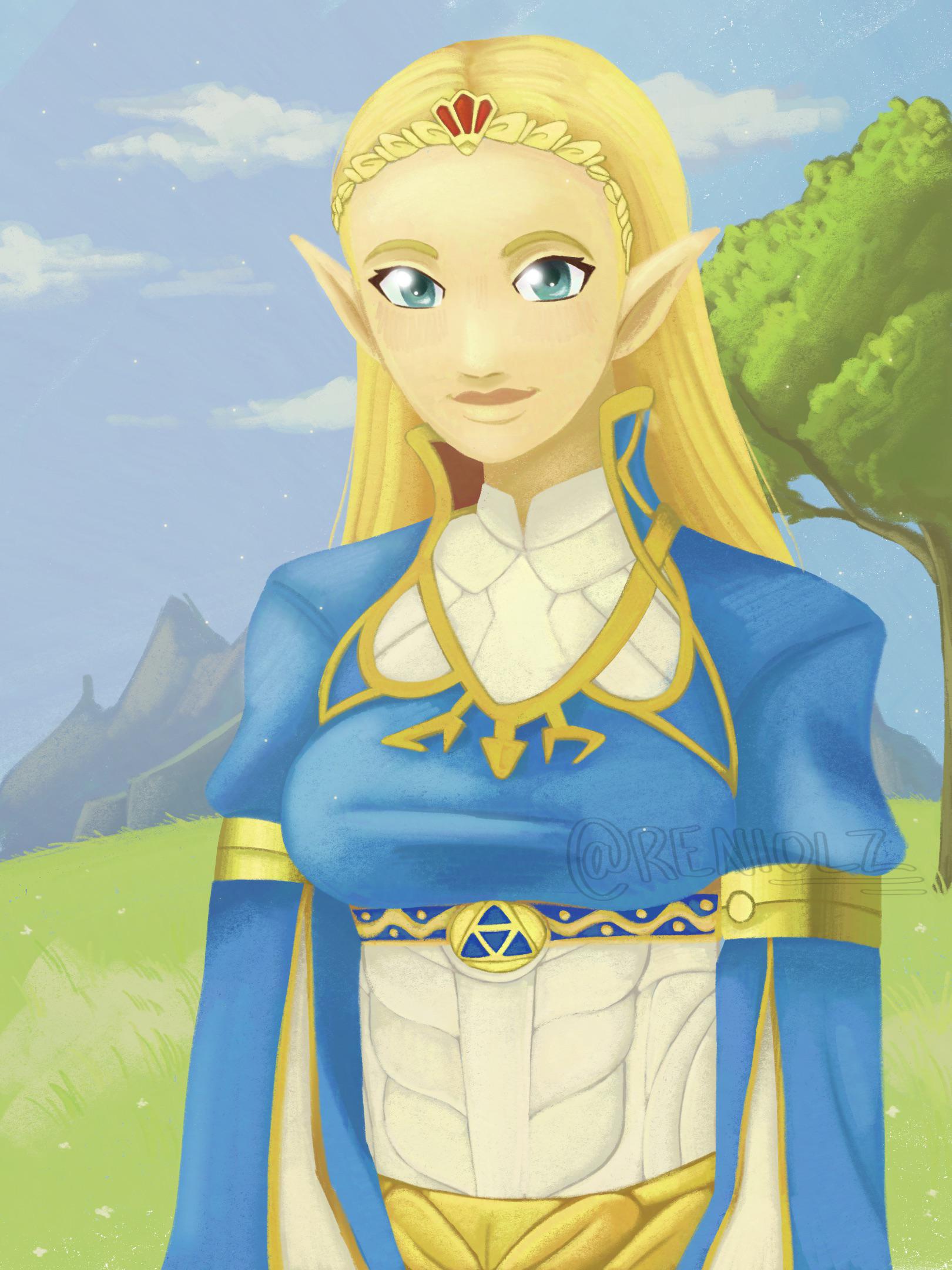 [BoTW][OC] Princess Zelda commission for my friend (ig: @reniolz) | Scrolller
