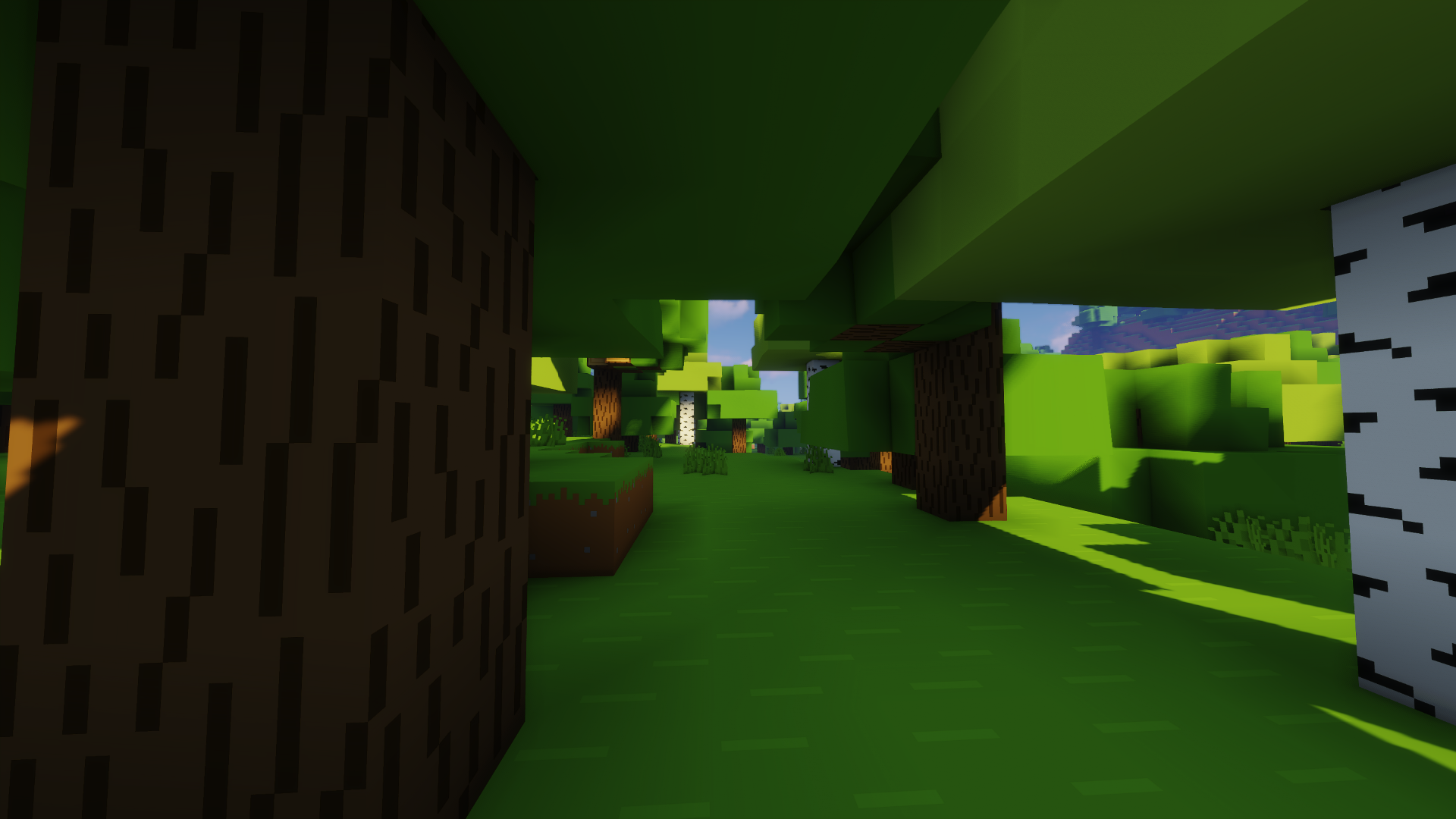 Here are some screenshots i got with Sildurs shaders and the Bare Bones textures. | Scrolller