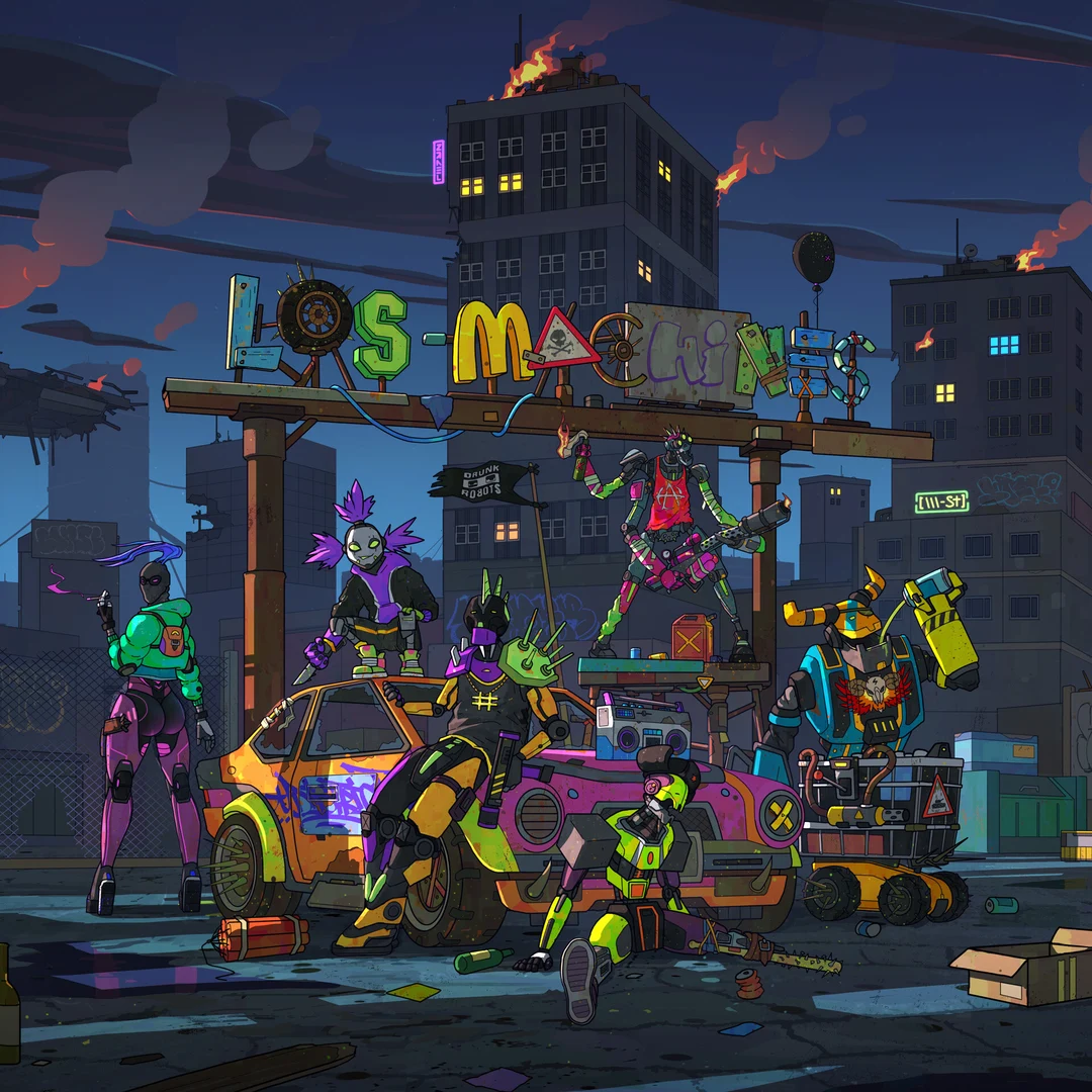 Drunk Robots: Los-Machines by Pavel Vophira | Scrolller