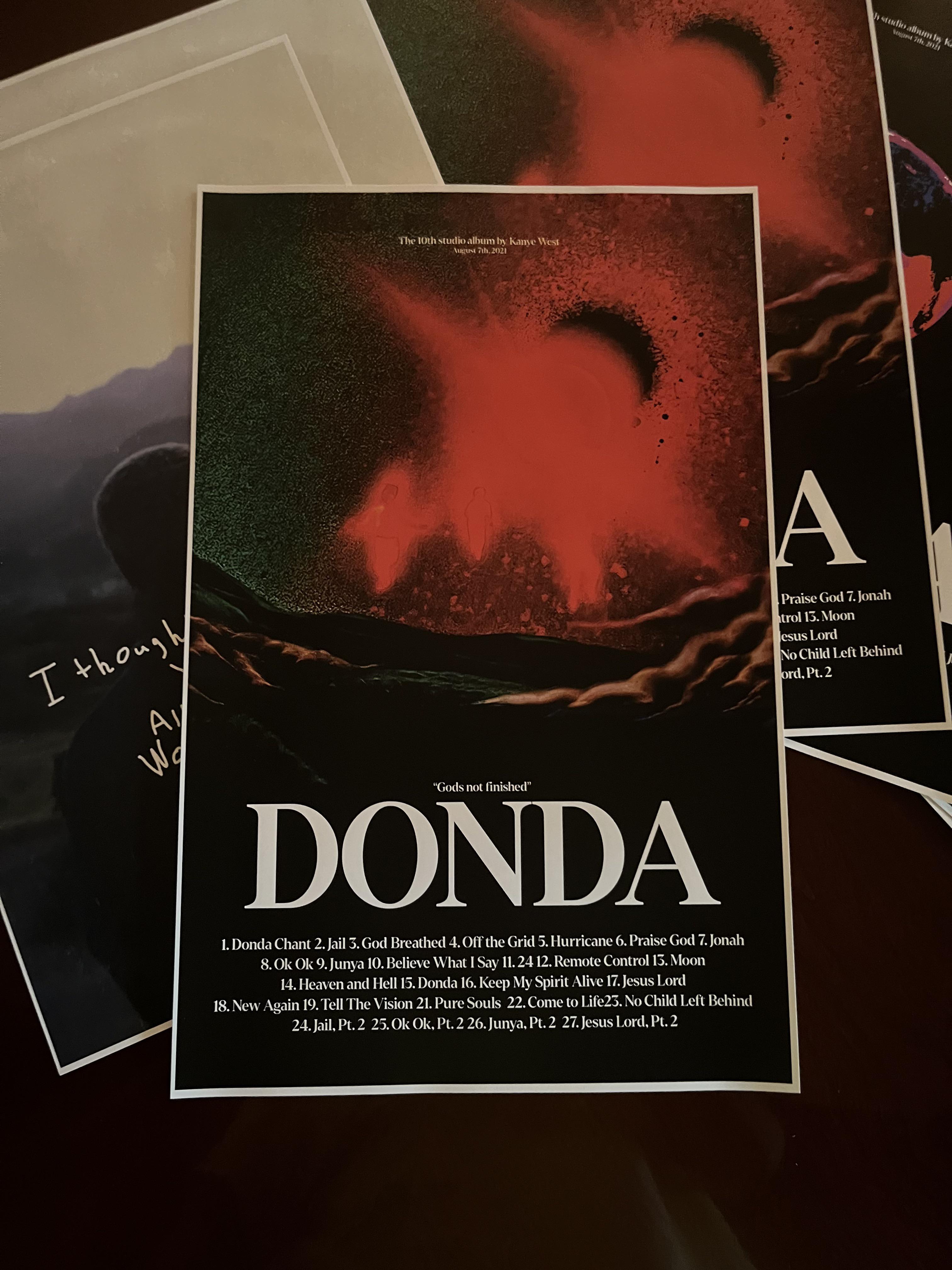 Designed this Donda poster if anybody is interested 🕊️ | Scrolller