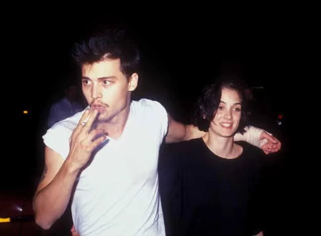 Johnny Depp and Winona Ryder in 1990 | Scrolller