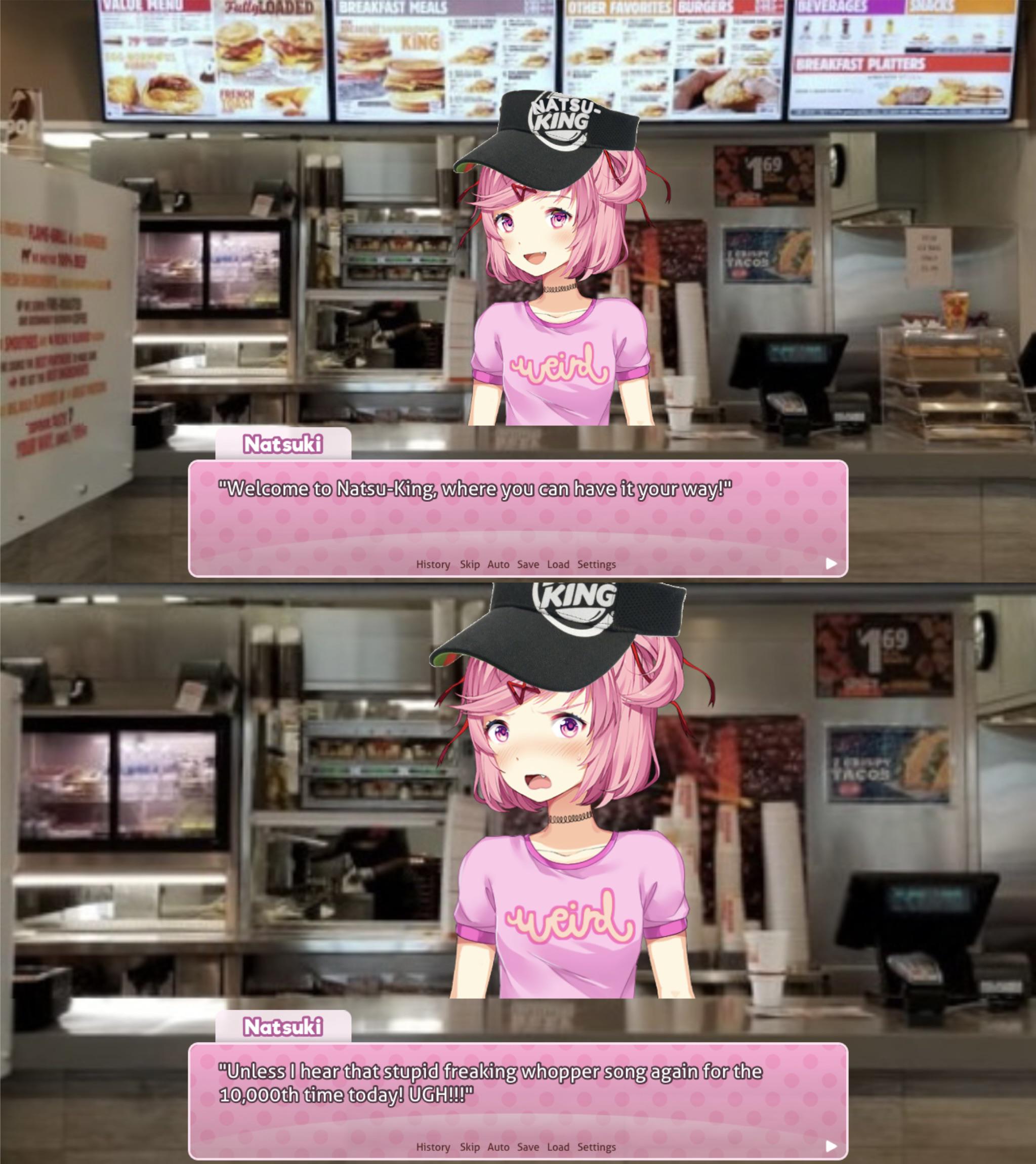 Natsuki gets a job at Natsu-King | Scrolller