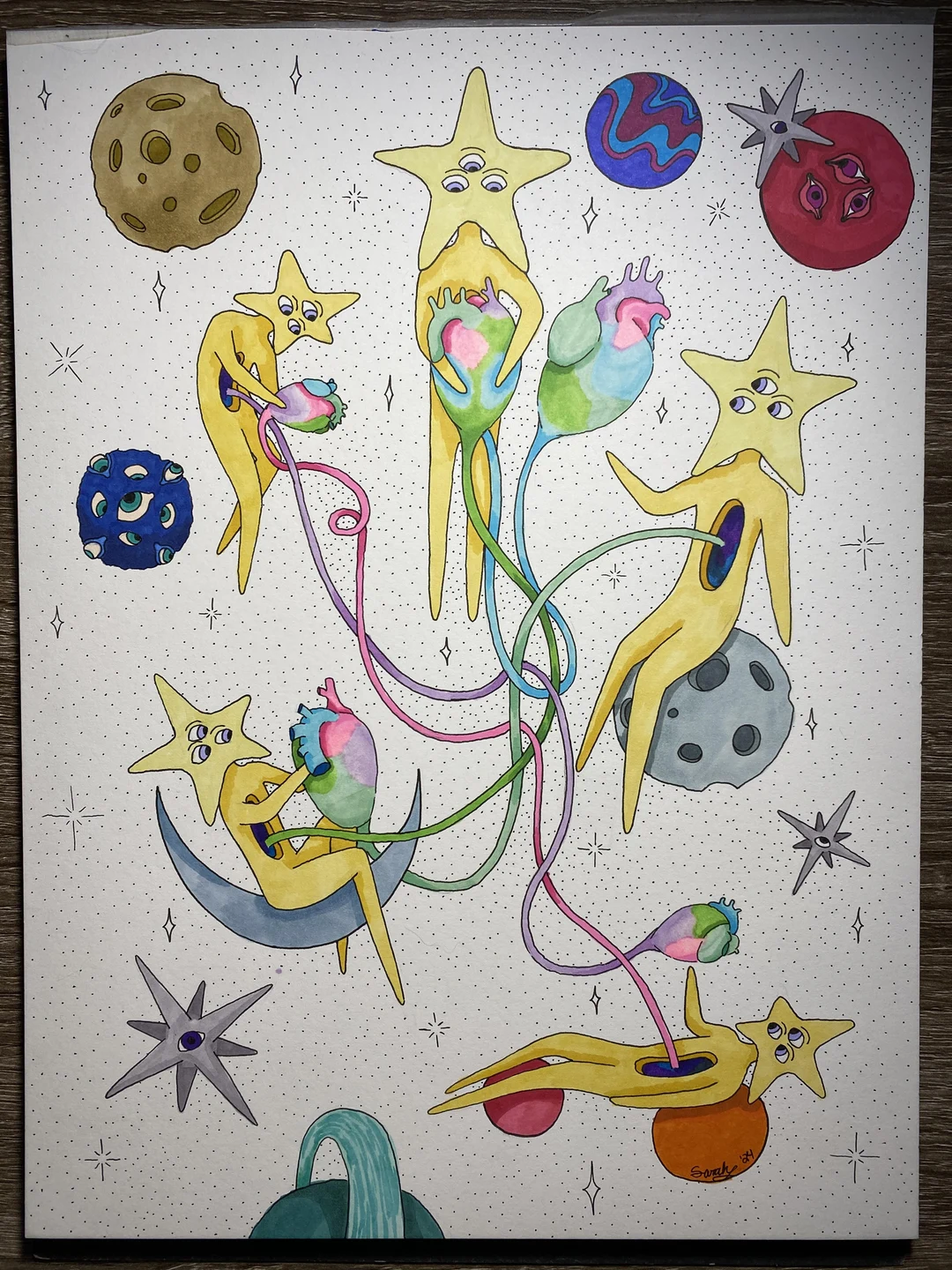 Leave Your Mark, Sarah (Me), Marker, 2024 | Scrolller