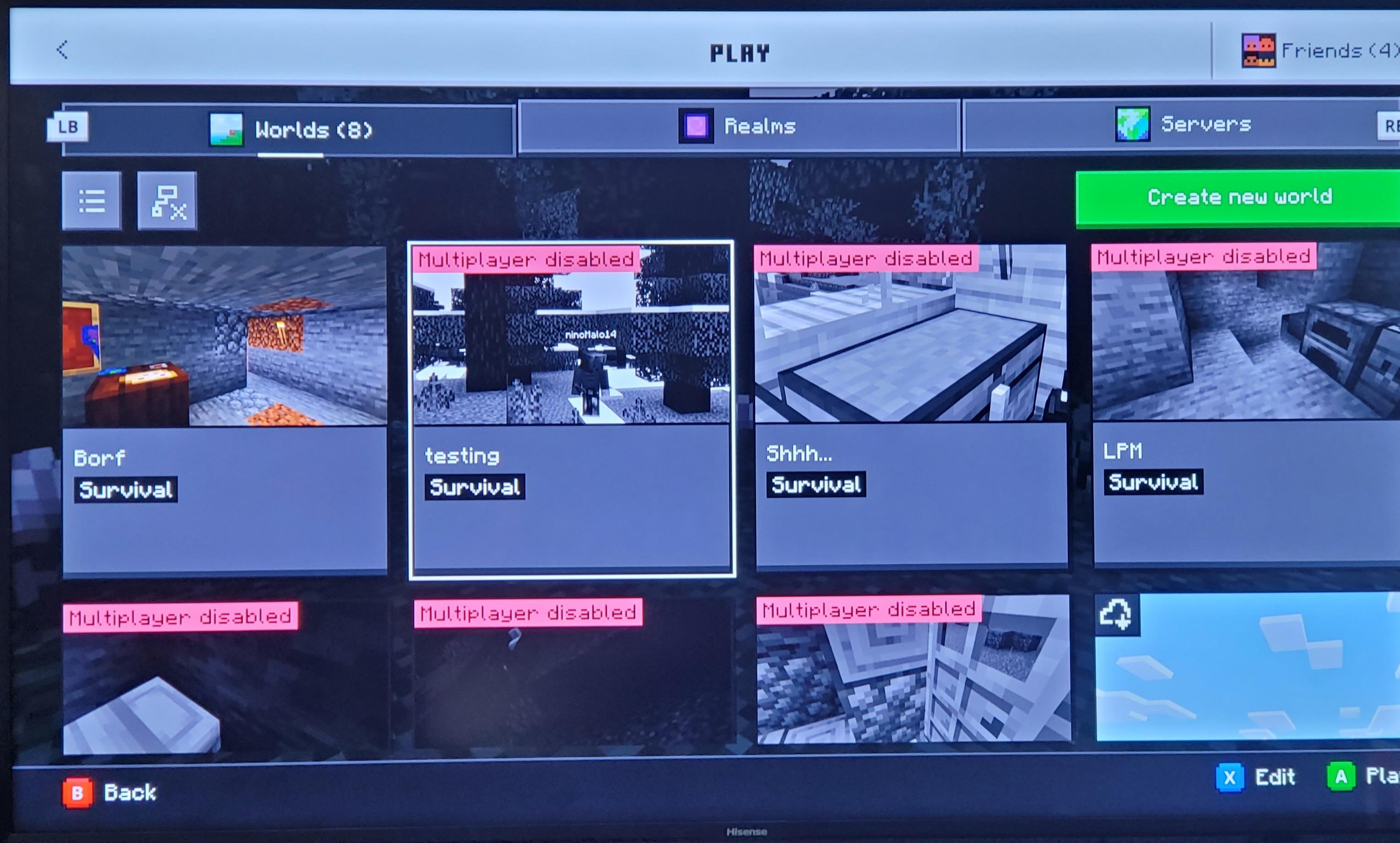 This new UI...😑 local world/multiplayer issue fix | Scrolller