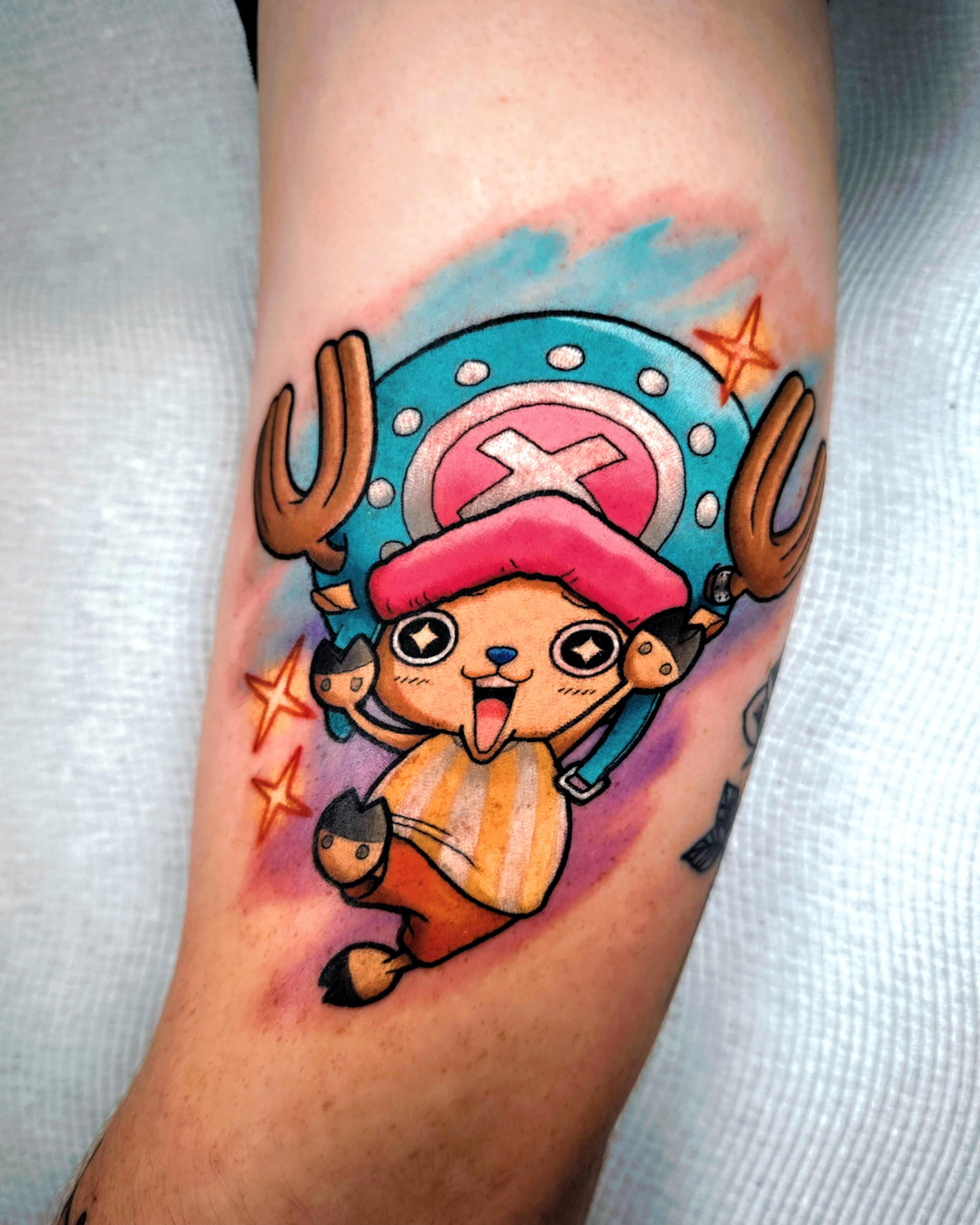 Show us your One Piece tattoos! Here’s my Chopper! | Scrolller