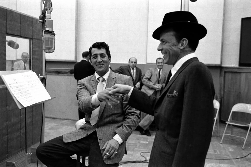 Dean Martin and Frank Sinatra photographed in 1958 | Scrolller