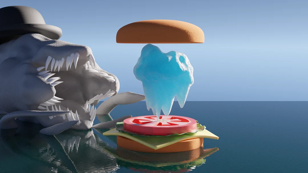 Iceberger, Me, Blender, 2021 | Scrolller