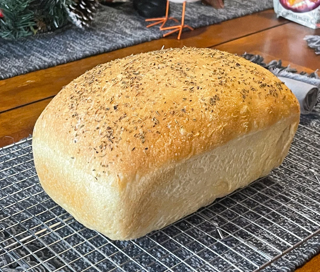 Been struggling with sandwich loaves, but I think this one is a winner! - Focaccia Loaf! | Scrolller
