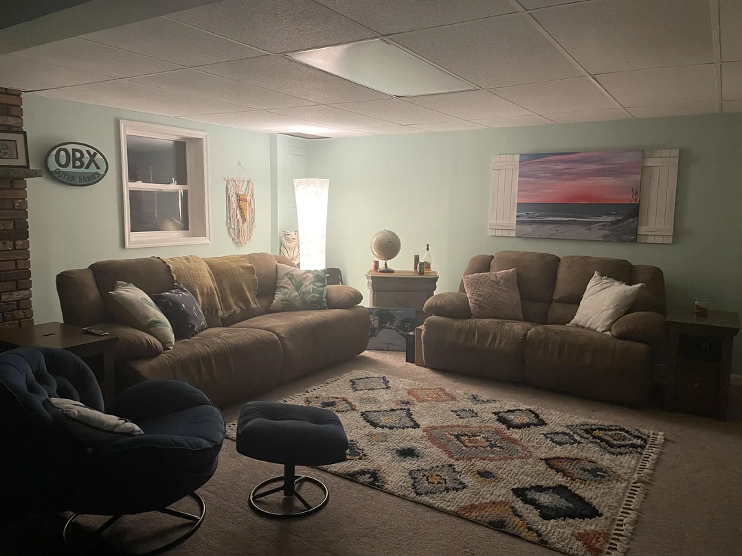 My Beachy Basement Far From the Shore | Scrolller