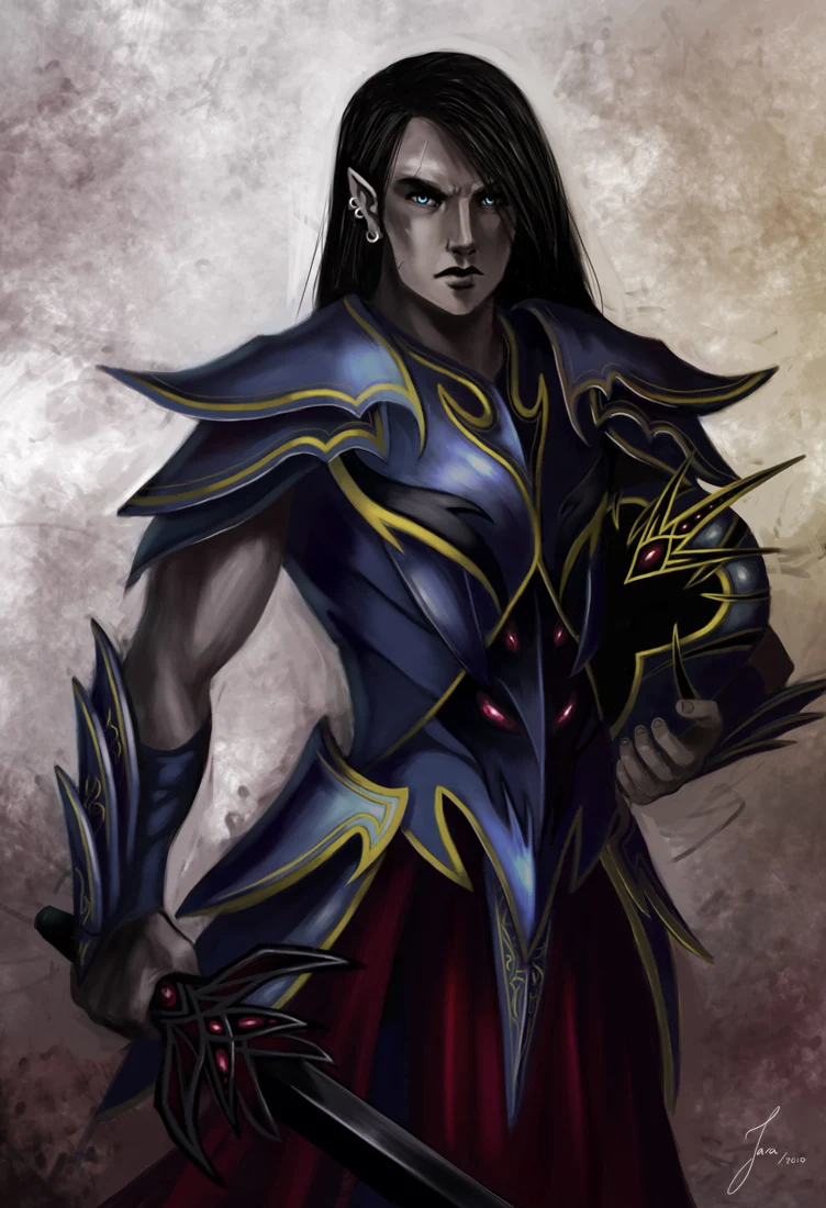 Drow fighter by iara-art | Scrolller