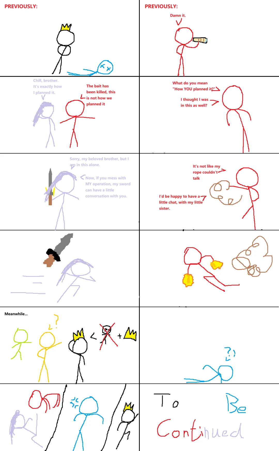 7 Years Of Stickman Chapter 11 The Sibling Rivalry And The Return Of Blue Scrolller