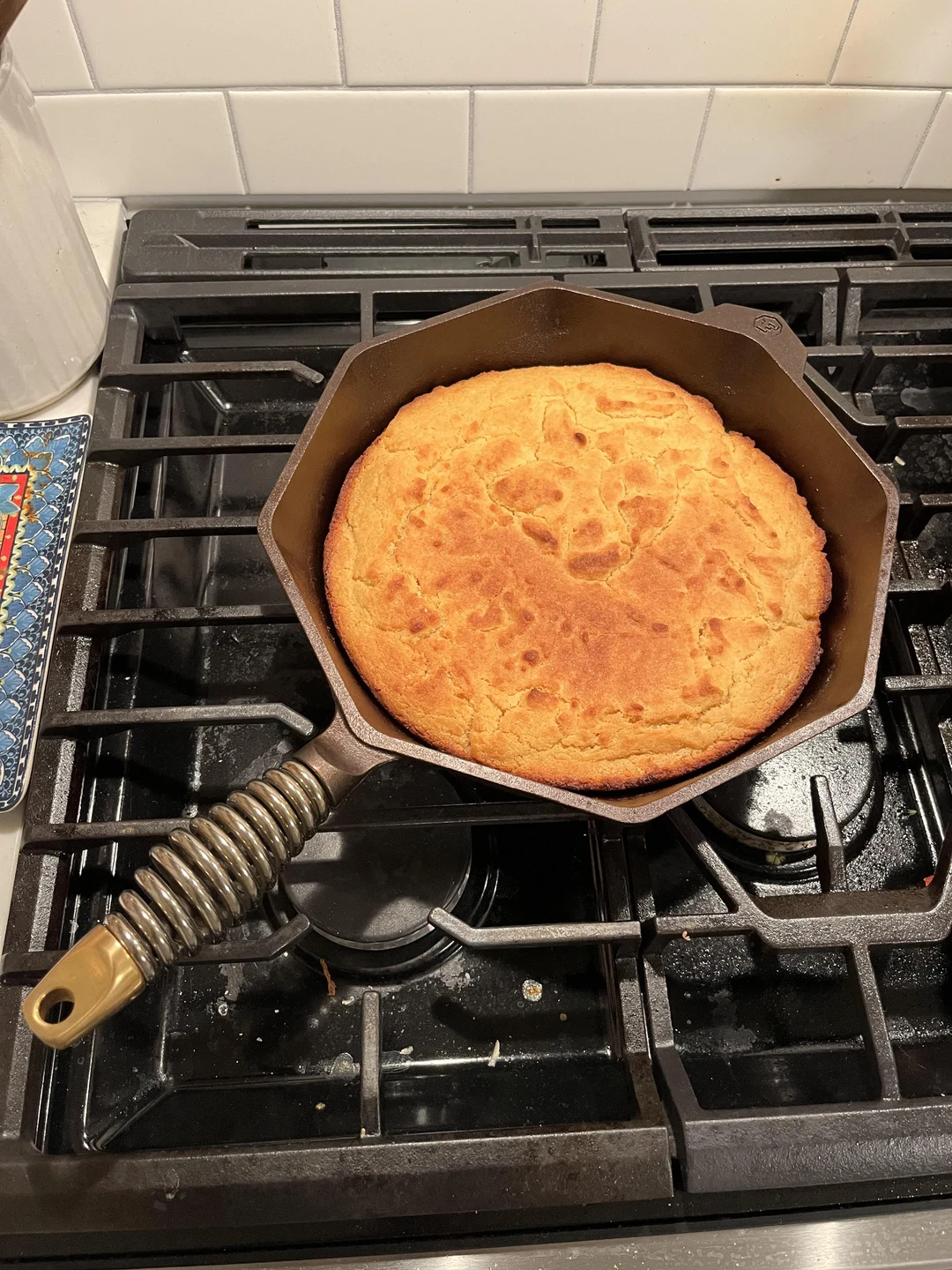 Buttermilk and cayenne cornbread to break in my new skillet | Scrolller