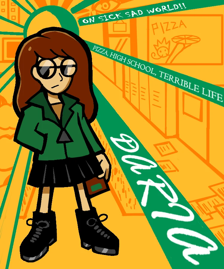 Just finished daria today, so drew some fan art. Was such a lovely show | Scrolller