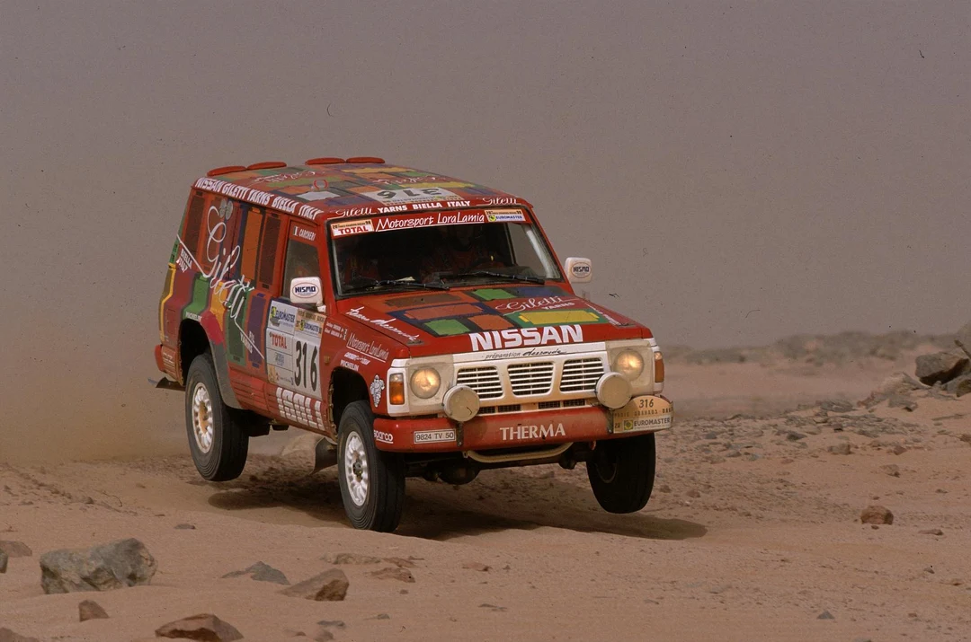 Gianni Lora Lamia's Team Dessoude Nissan Patrol GR Y60. 1998 Dakar Rally [1809 × 1197] | Scrolller