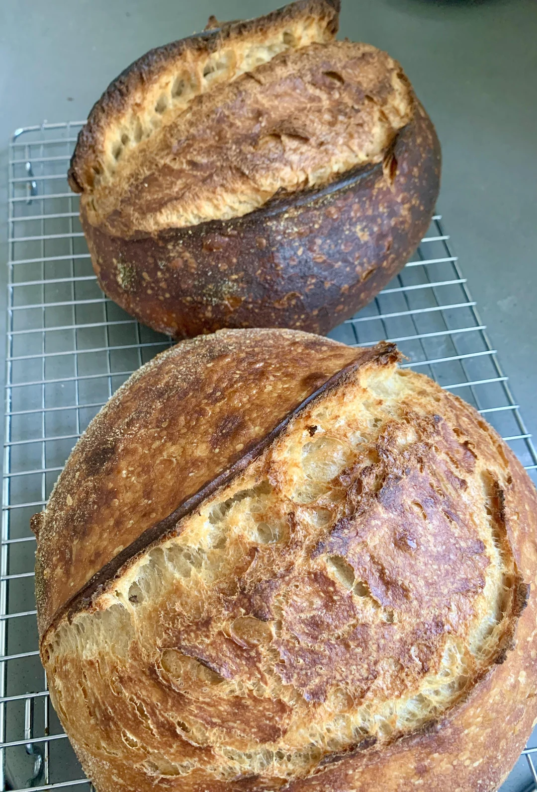 How do you like your bread? I prefer the darker, on the cusp of burnt bread, but always make one ...