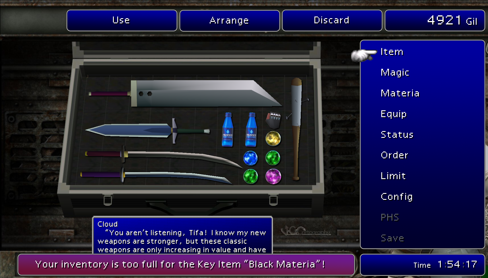 Cloud's completionist habit was becoming an issue. [OC] | Scrolller