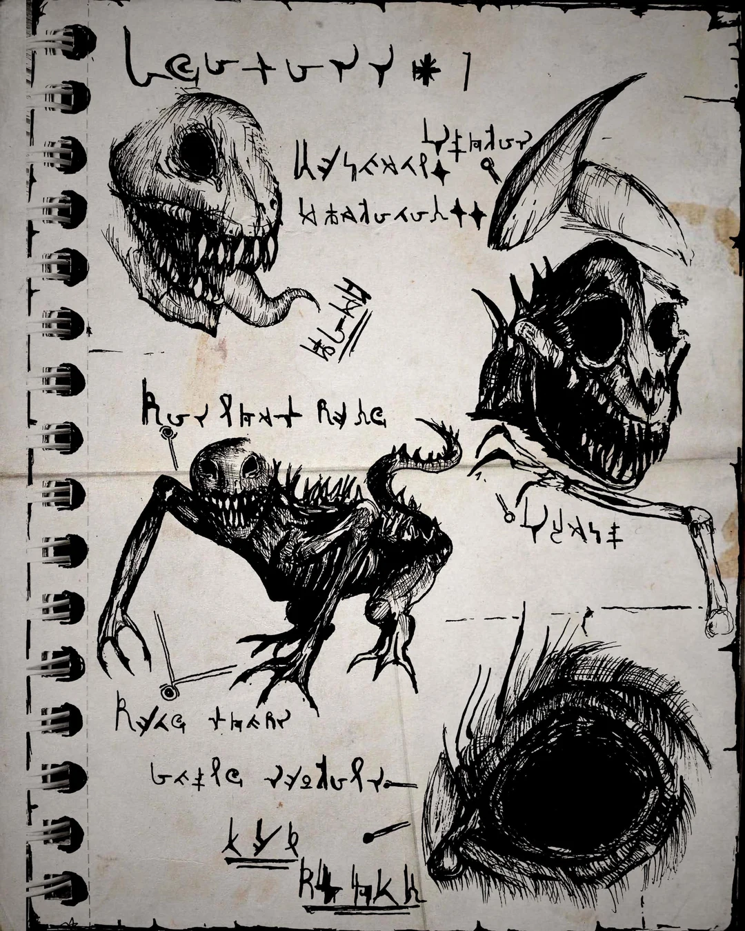 A page from my creature journal | Scrolller