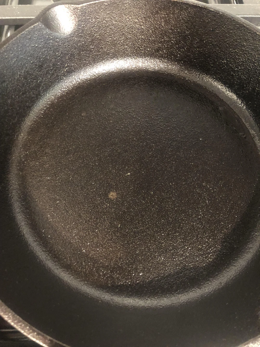 Brown spot on new pan | Scrolller