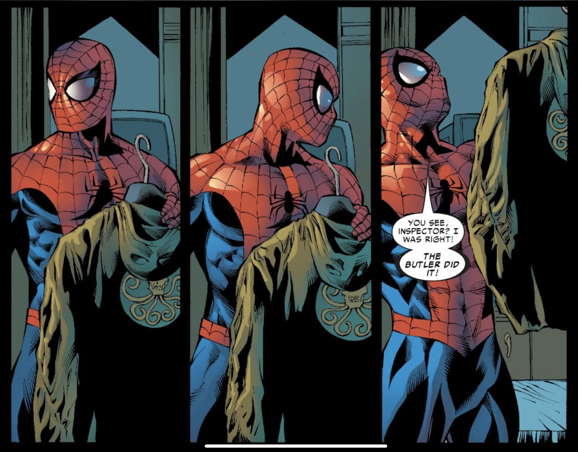 That's why I love Spider-Man, he can make you laugh in any situation ...