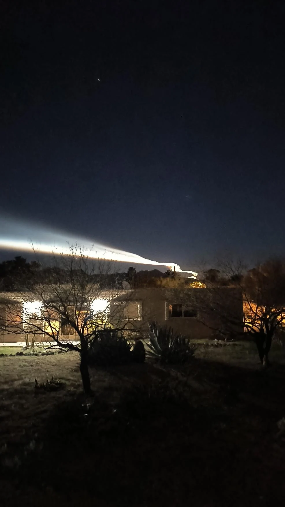 Article on tonight's lights :space x rockets | Scrolller