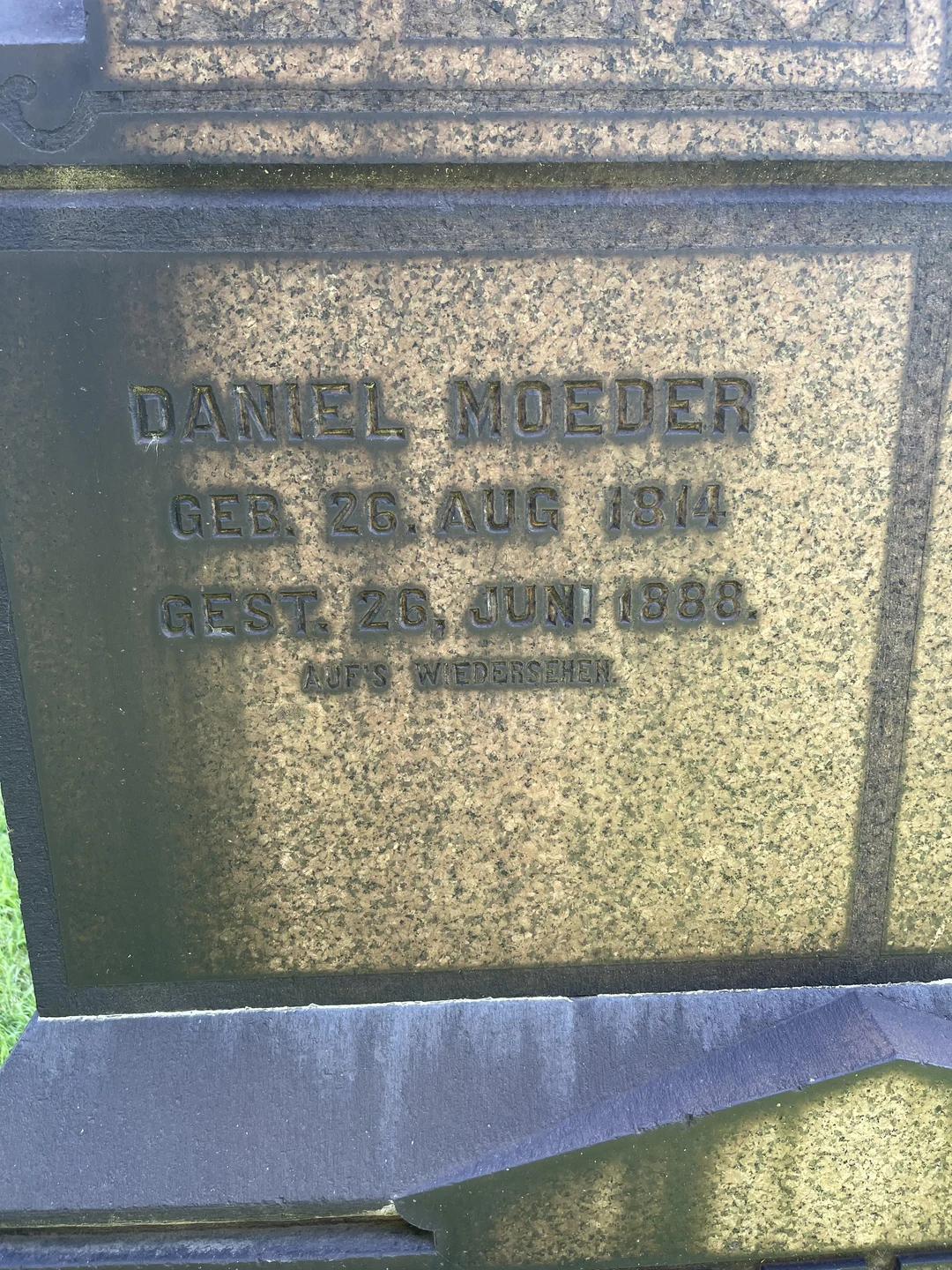 German grave, just says bye. | Scrolller