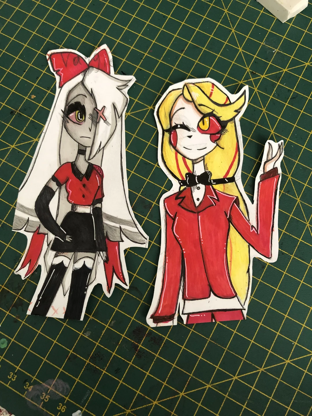 I drew Charlie and Vaggie Today | Scrolller