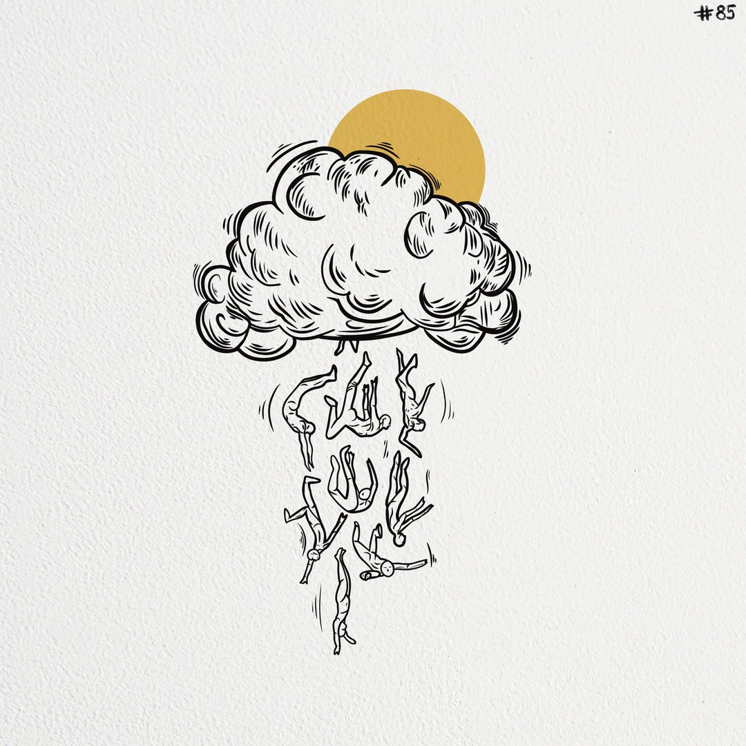 It’s raining men, noobcreate, digital, 2022 | Scrolller