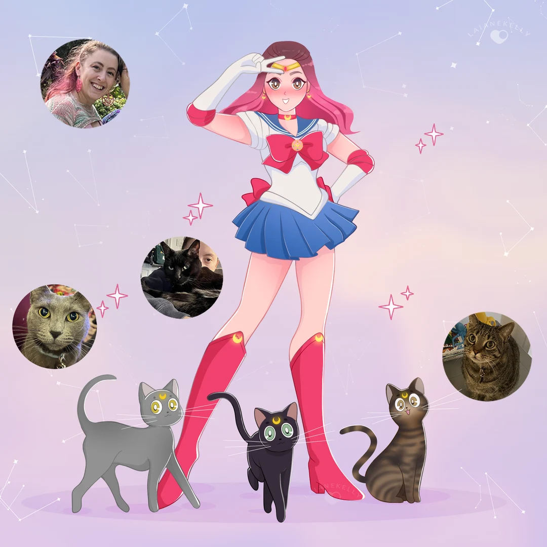 I made this lovely commission the other day! did you like it? 😊 | Scrolller