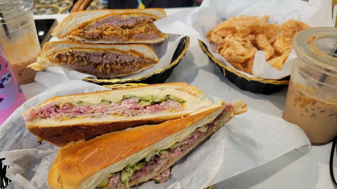 I ate a Cubano and a Pan con Bistec from Sanguich in Miami, FL. | Scrolller