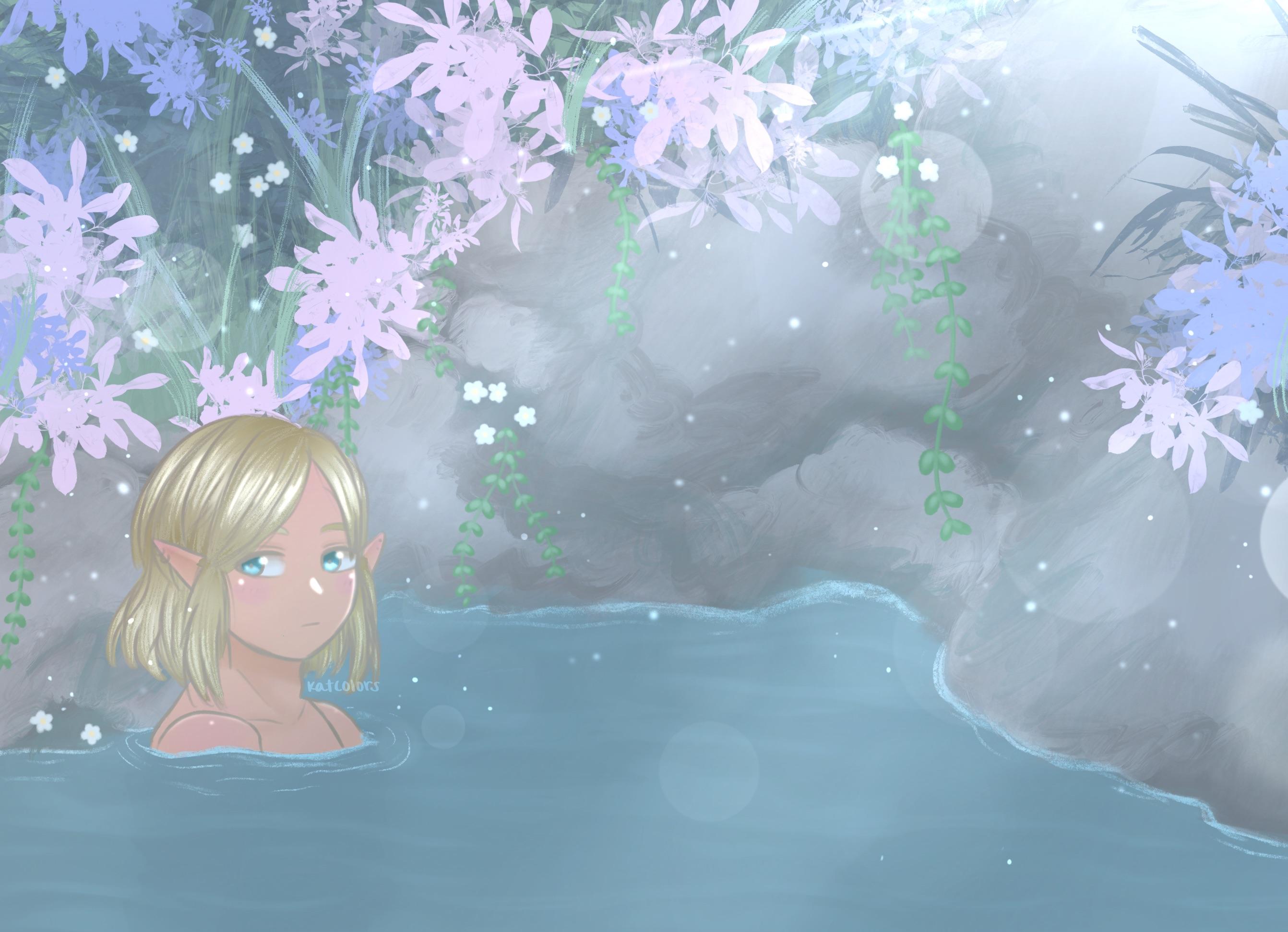 [BotW][OC] Link night swimming | Scrolller