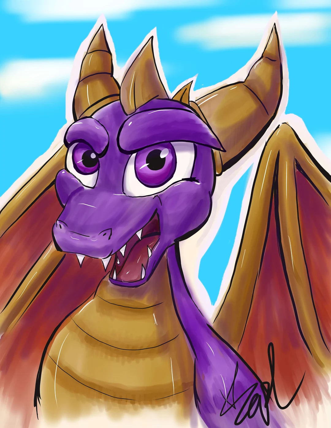 Spyro Bust (Self) | Scrolller
