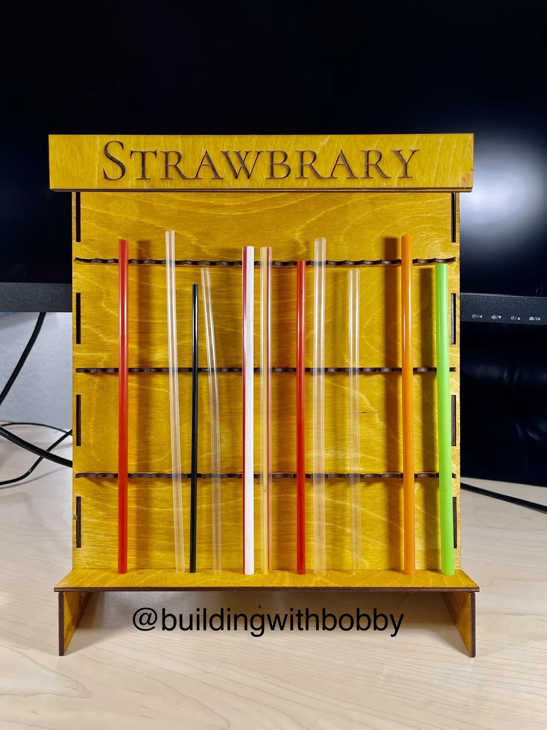 Strawbrary, Me, Lasercut Wood, 2022 | Scrolller
