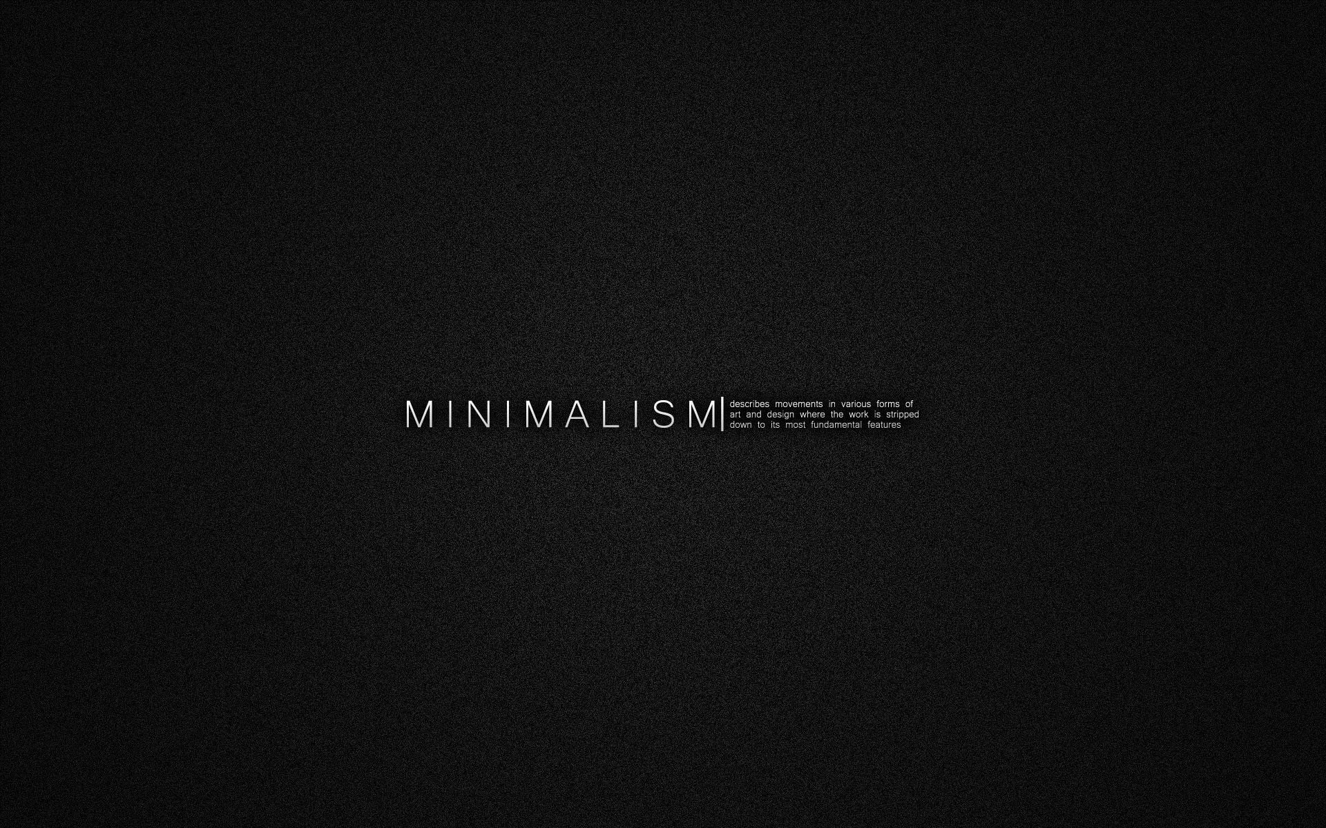 MINIMALISM - [1920×1200] | Scrolller