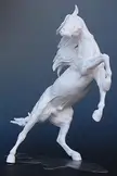 White Stallion Sculpture | Scrolller