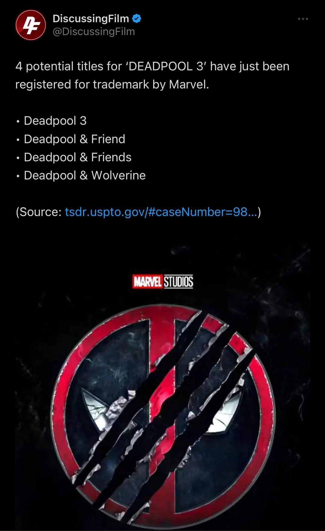 Deadpool 3 gets some additional titles | Scrolller