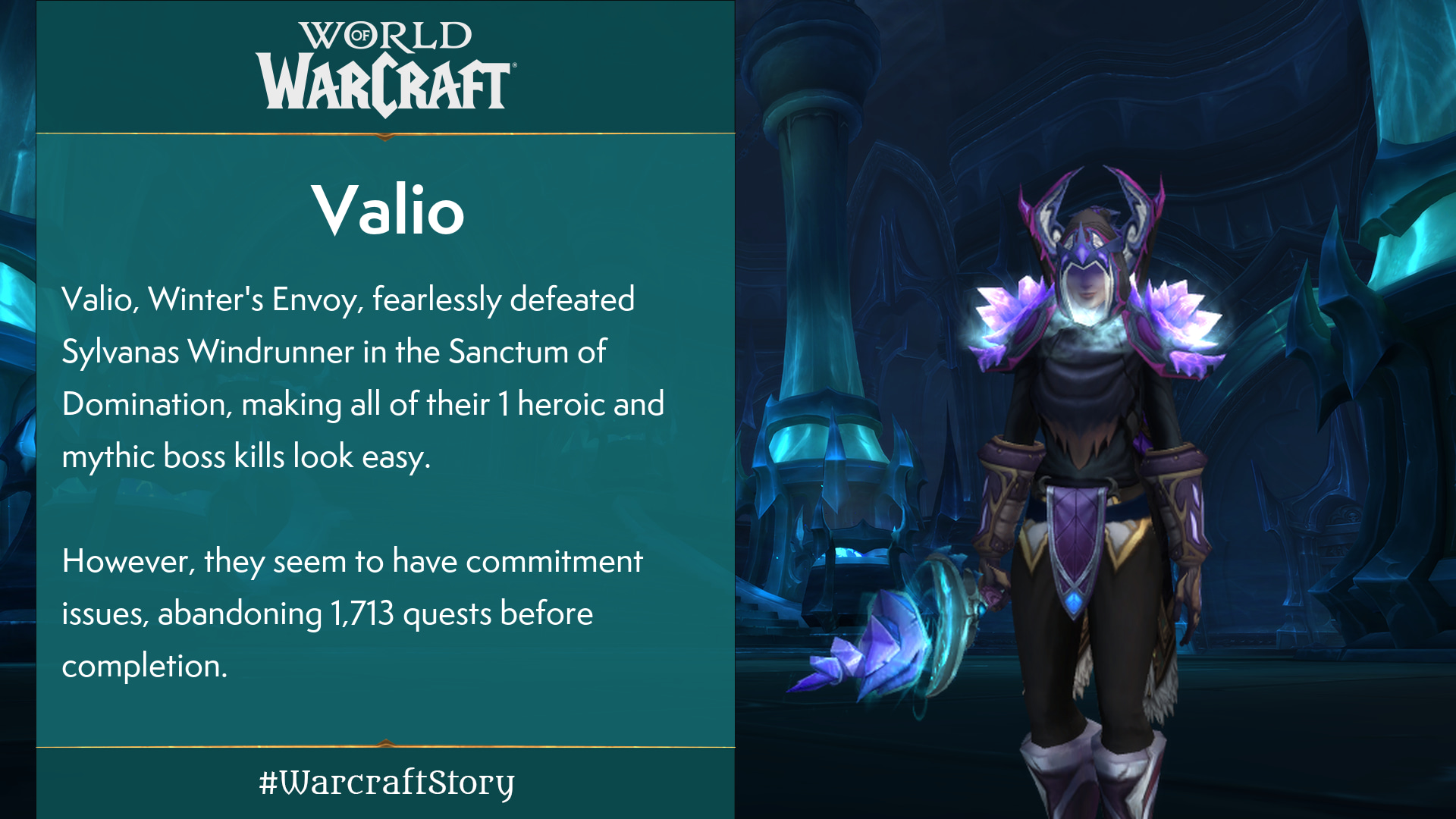 thought I'd join the WoW Twitter picture train. I do have commitment issues | Scrolller