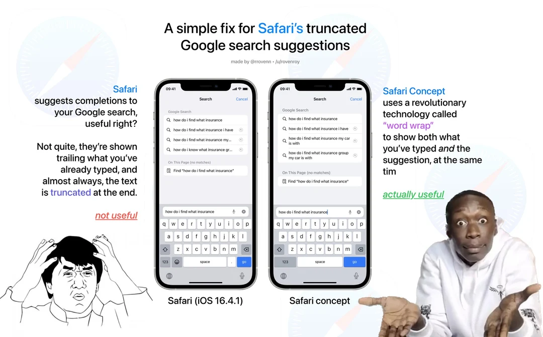 Concept: A simple fix for Safari’s truncated search suggestions | Scrolller